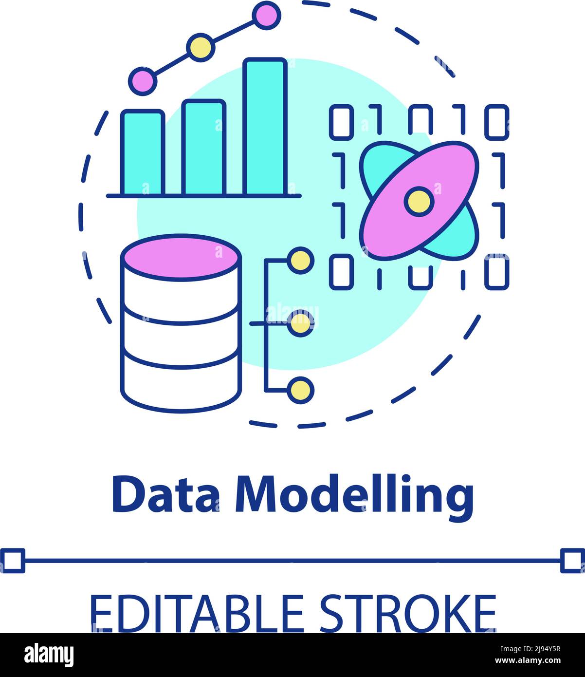 Data modelling concept icon Stock Vector Image & Art - Alamy
