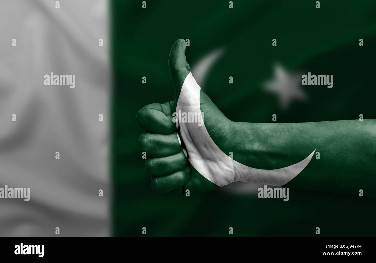 Pakistan hand gesture hi-res stock photography and images - Alamy