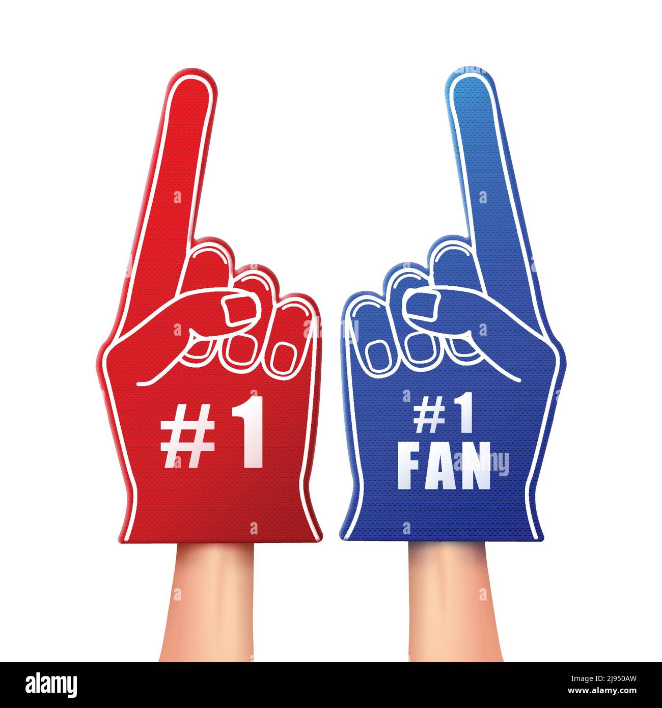 Number one fan Stock Vector Images - Alamy