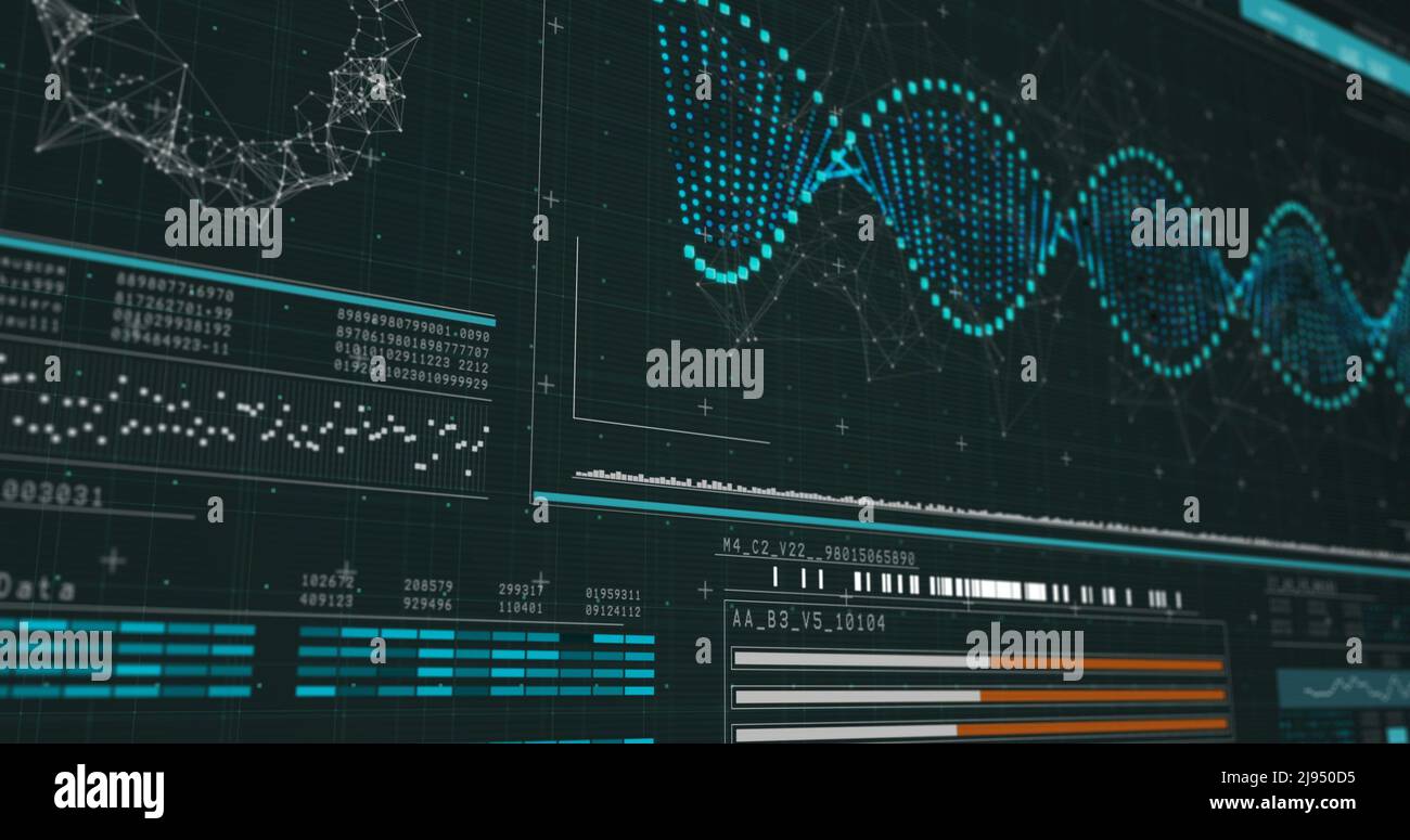 Digitally generated dna structure Stock Photo - Alamy