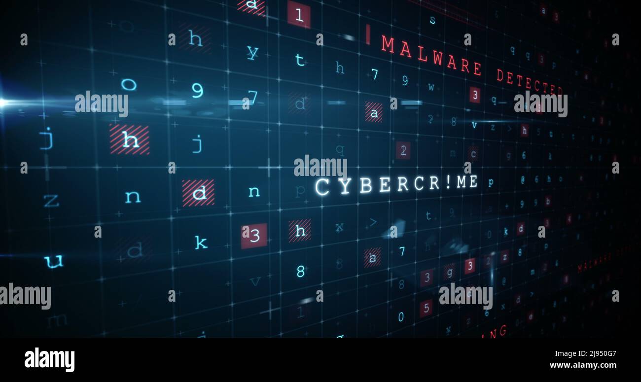 Digitally generated warning sign for online fraud Stock Photo - Alamy