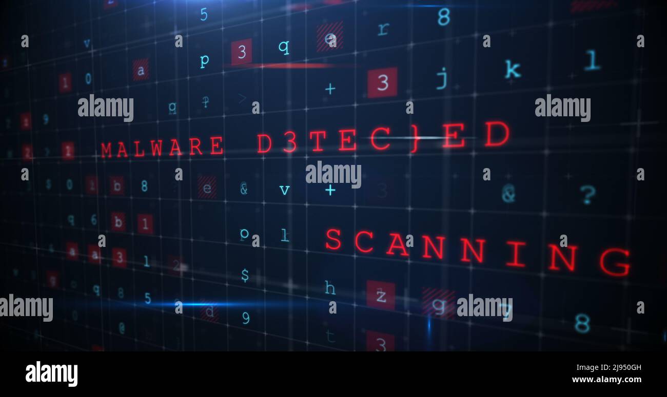 Digitally generated warning sign for online fraud Stock Photo - Alamy