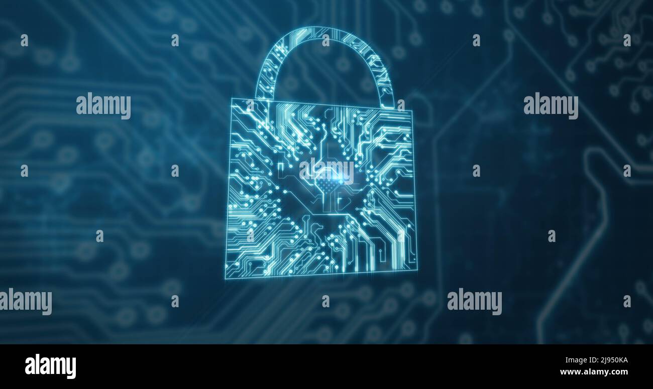 Conceptual image of circuit connection security Stock Photo - Alamy