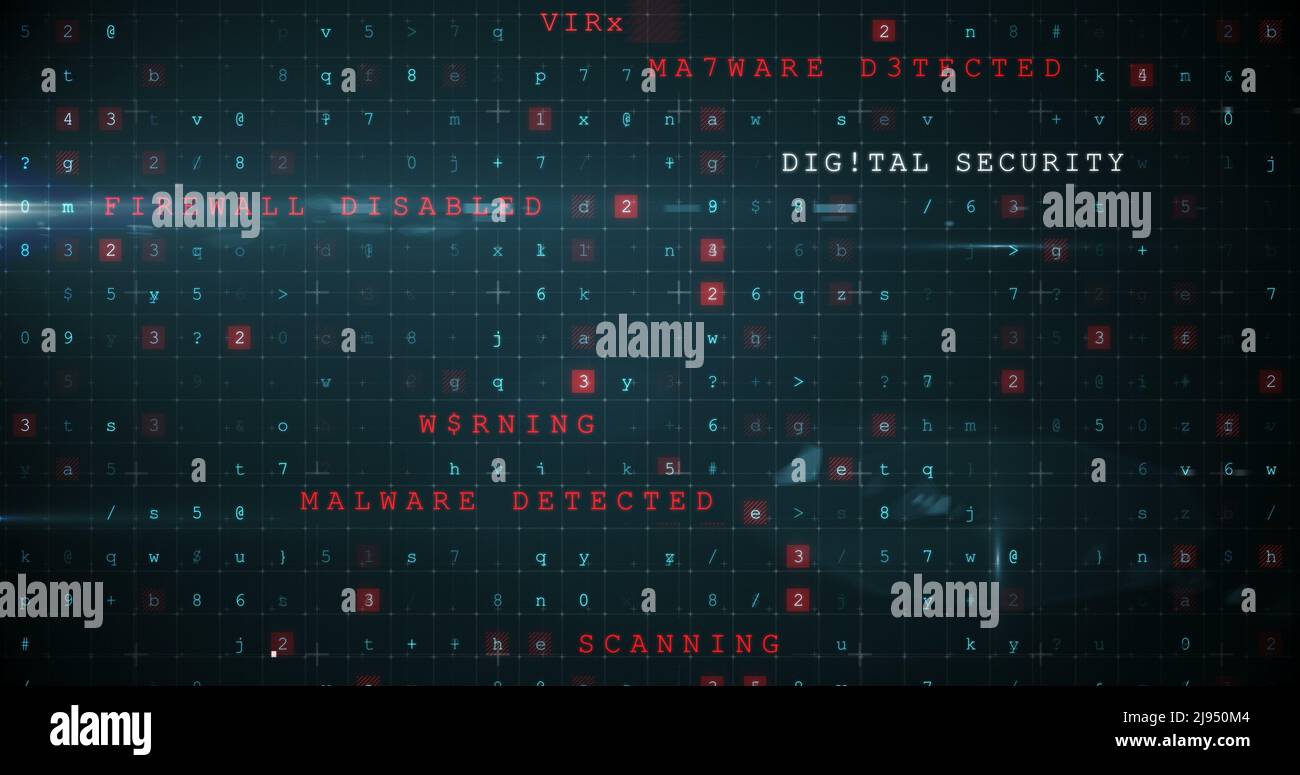 Digitally generated warning sign for online fraud Stock Photo - Alamy