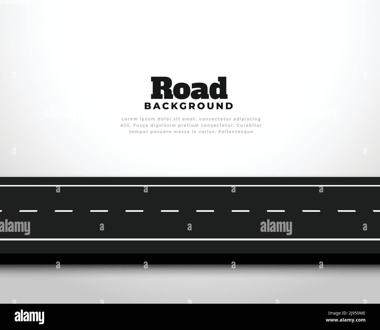 Straight pavement Stock Vector Images - Alamy