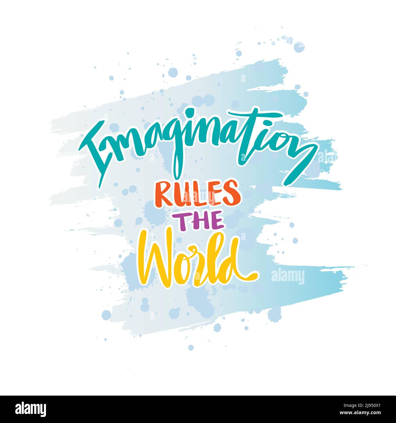 Illustration imagination text Cut Out Stock Images & Pictures - Alamy