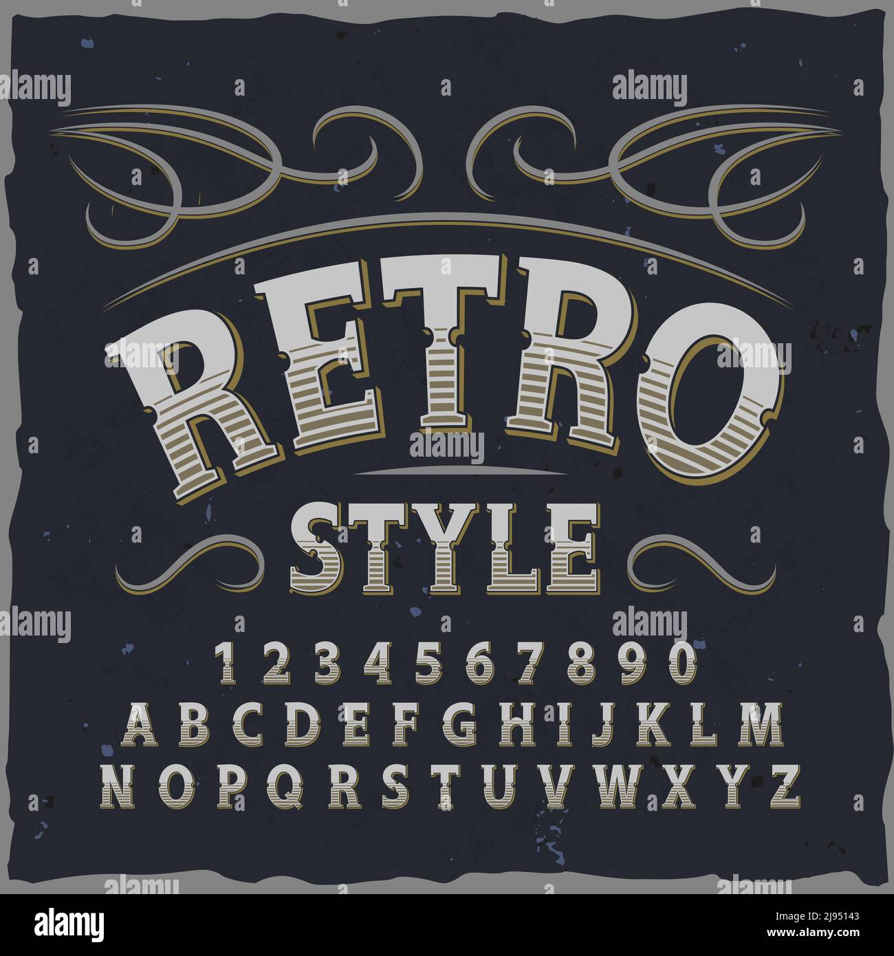 Original font Stock Vector Images - Alamy