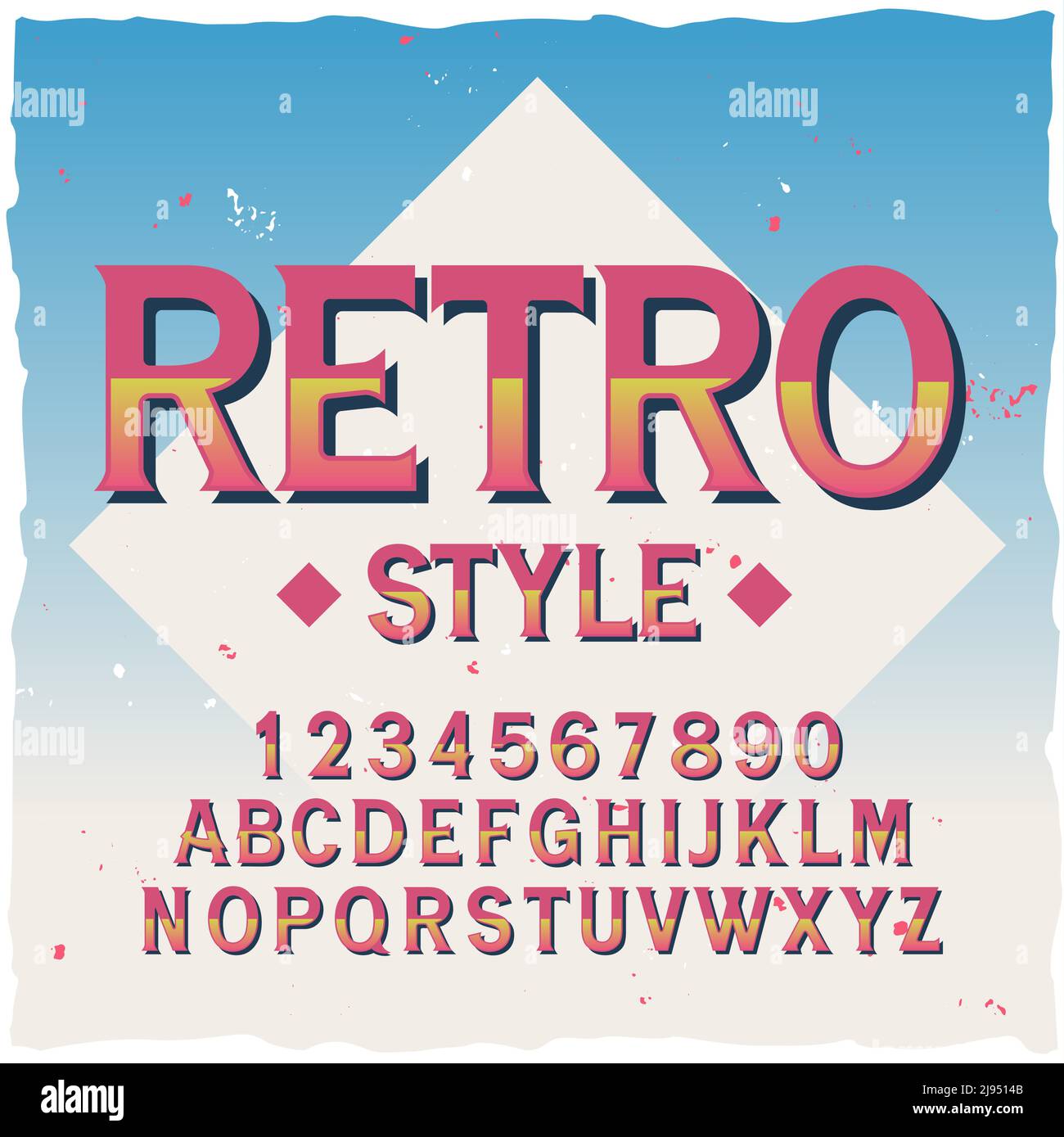 Original label typeface named "Retro". Good handcrafted font for any ...