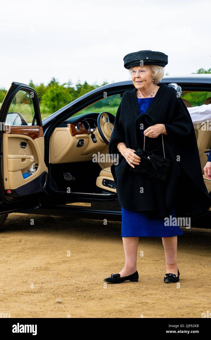 Princess Beatrix of the Netherlands during a visit to Dragor Cityhall ...