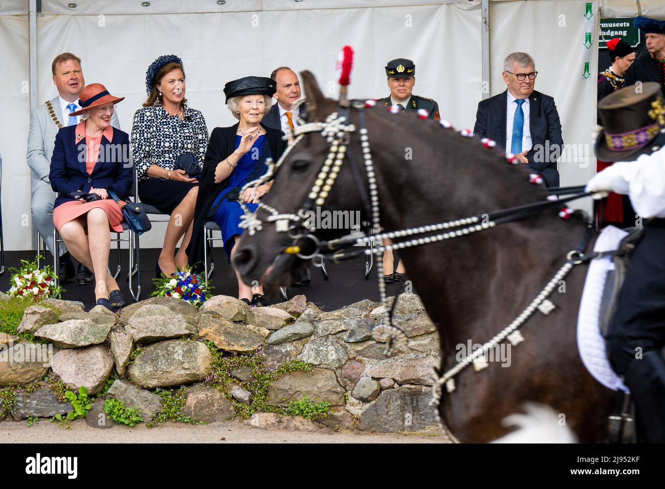 Queen Margrethe of Denmark and Princess Beatrix of the Netherlands ...