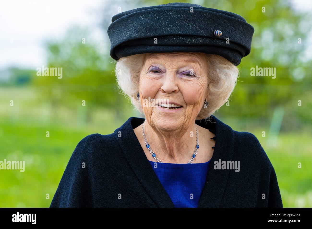 Princess Beatrix of the Netherlands during a visit to Dragor Cityhall ...