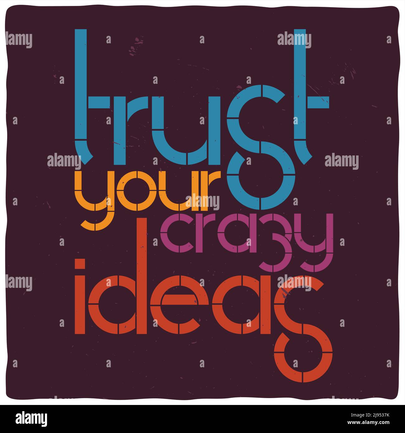 Motivational poster. Inspirational quote design Stock Vector Image ...