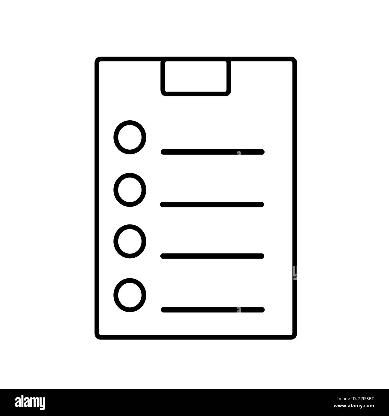 Documents icon black line with white backgound. Pixel perfect simple ...