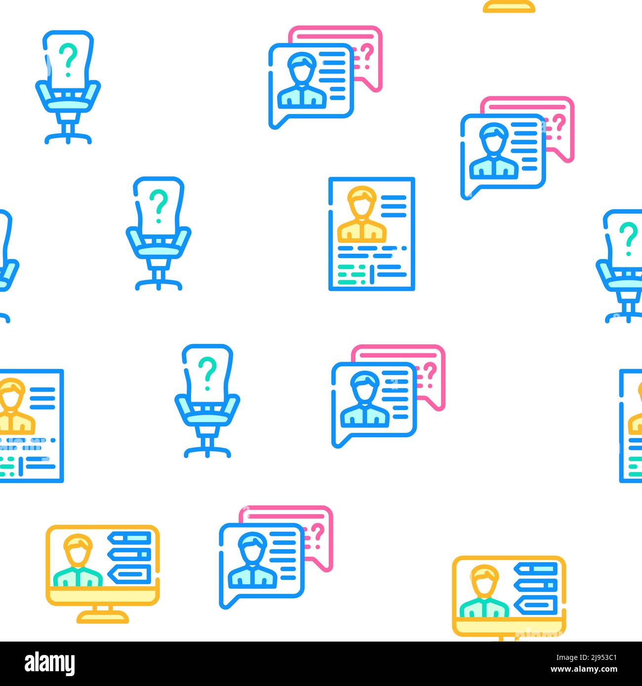 Human Resources Hr Department Icons Set Vector Stock Vector Image & Art ...