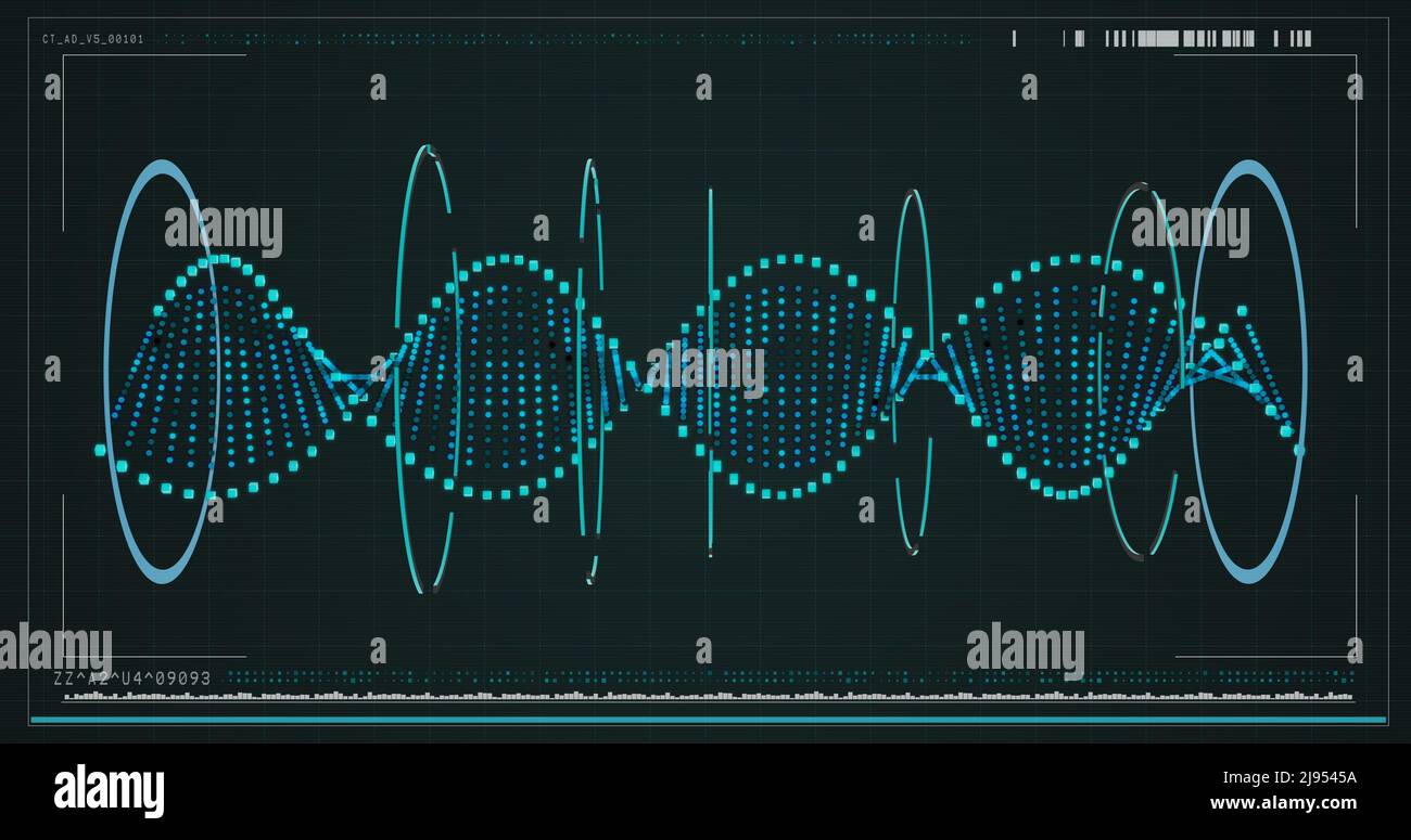 Digitally generated dna structure Stock Photo - Alamy