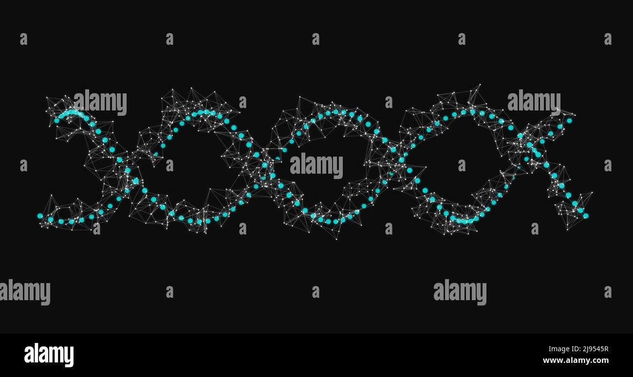 Digitally generated dna structure Stock Photo - Alamy