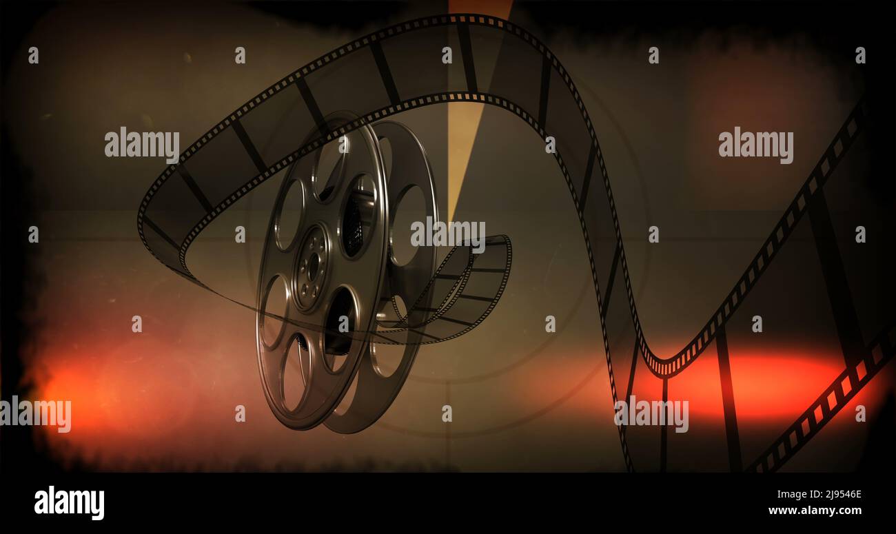 Film rolling out reel hi-res stock photography and images - Alamy