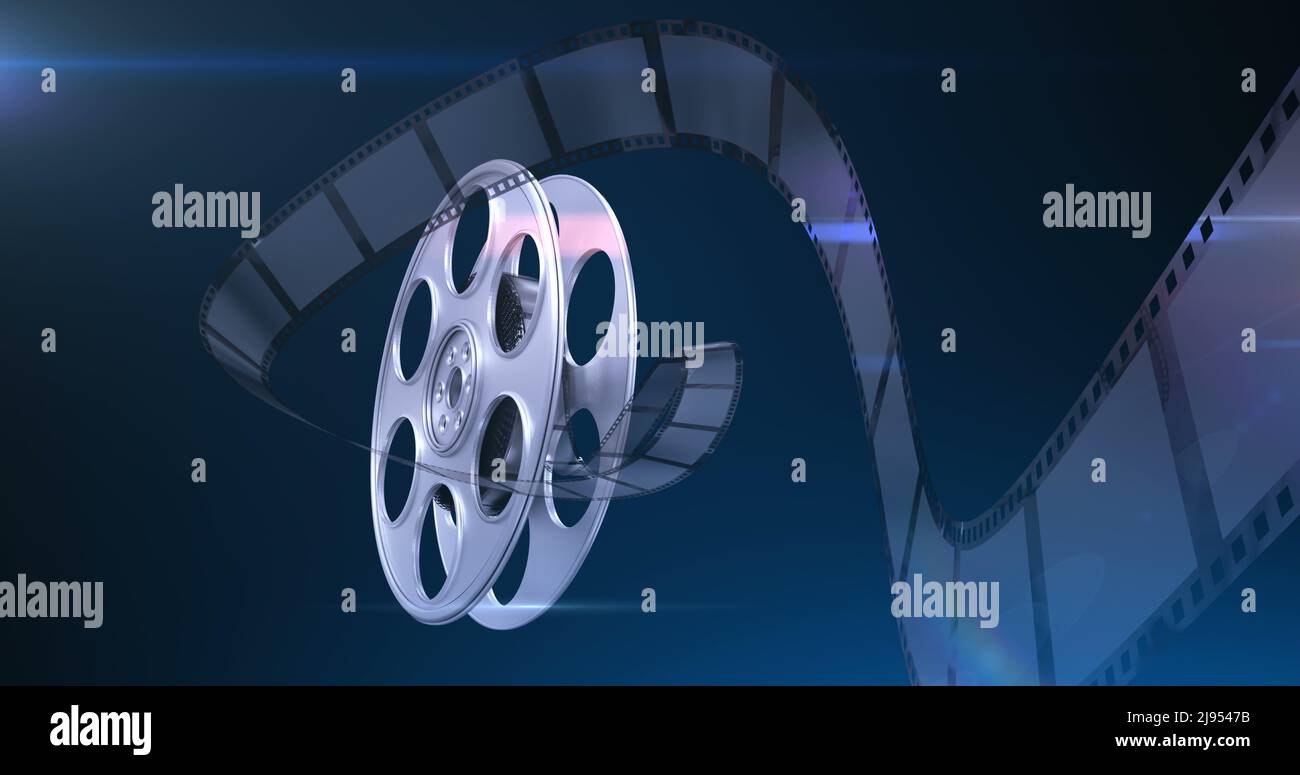Film rolling out reel hi-res stock photography and images - Alamy