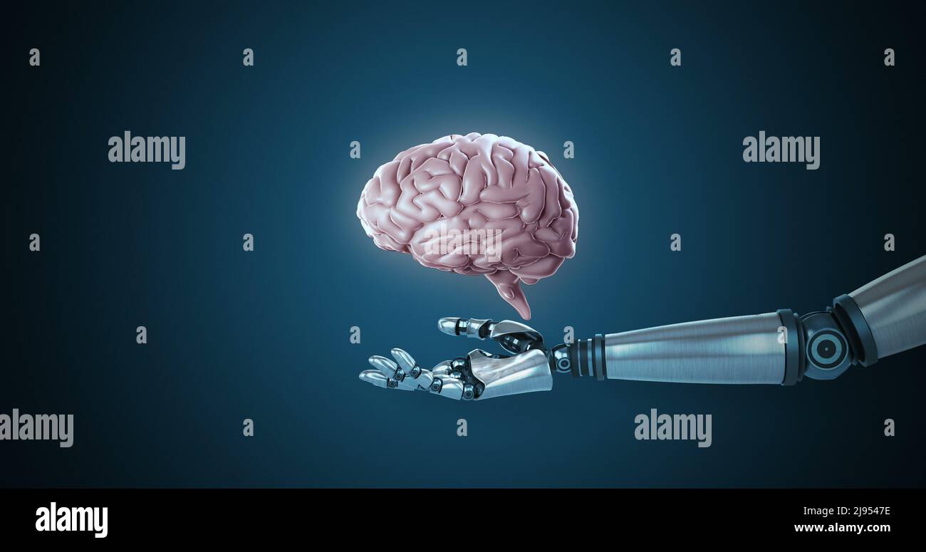 Human cyborg brain hi-res stock photography and images - Alamy