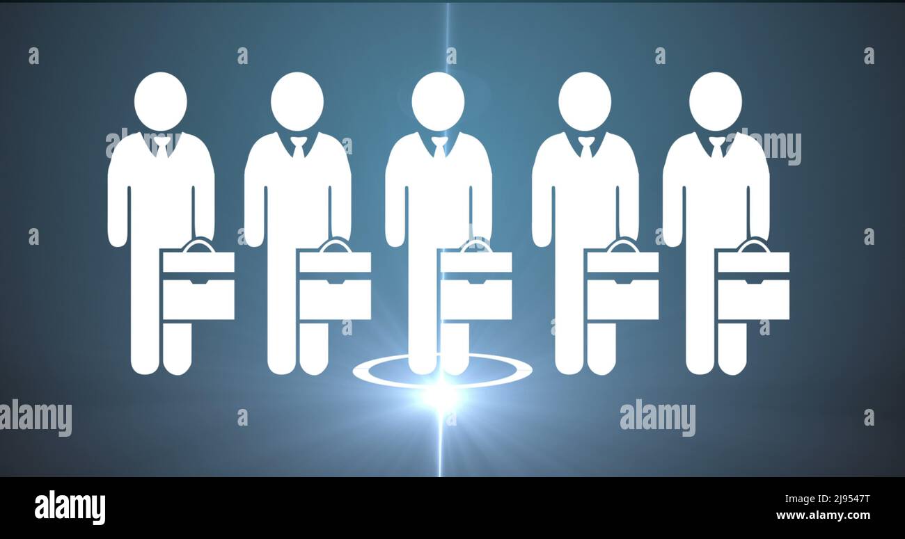 Close-up of digitally generated icons Stock Photo - Alamy