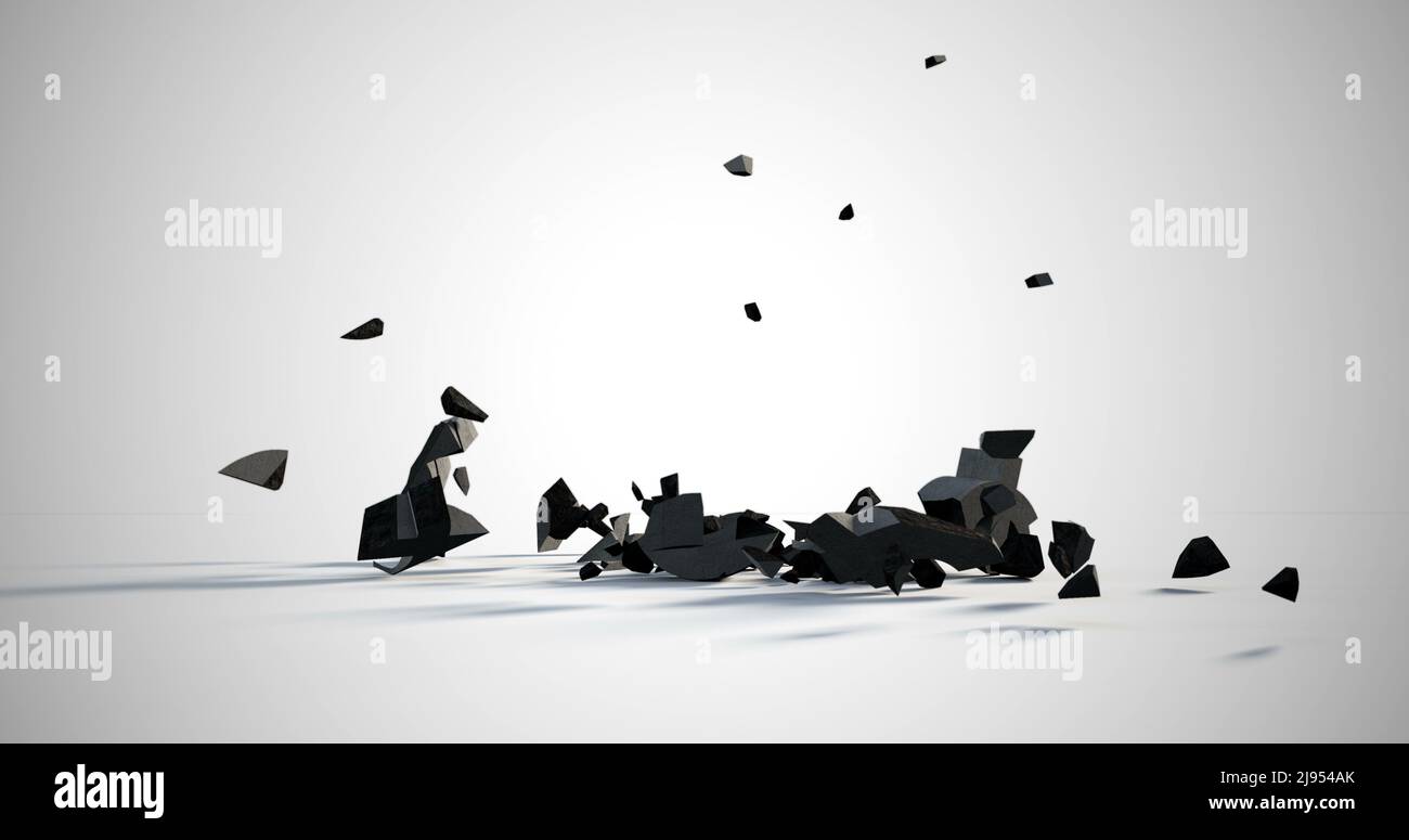 Dollar sign falling against white background Stock Photo - Alamy