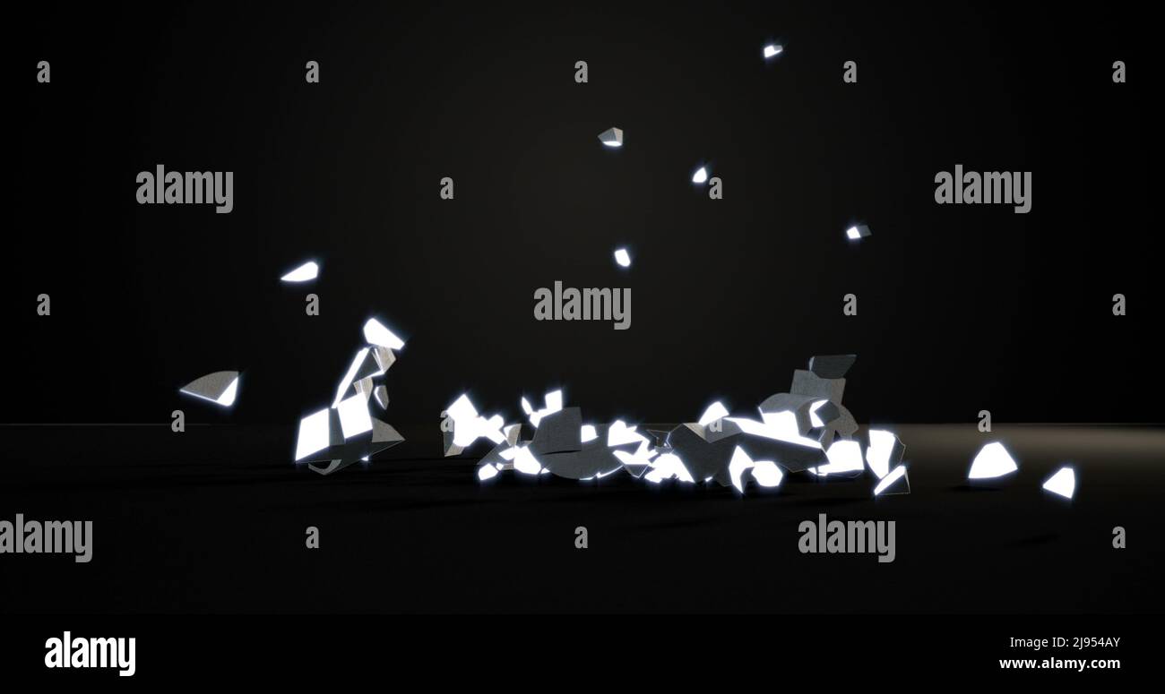 Dollar sign falling against black background Stock Photo - Alamy