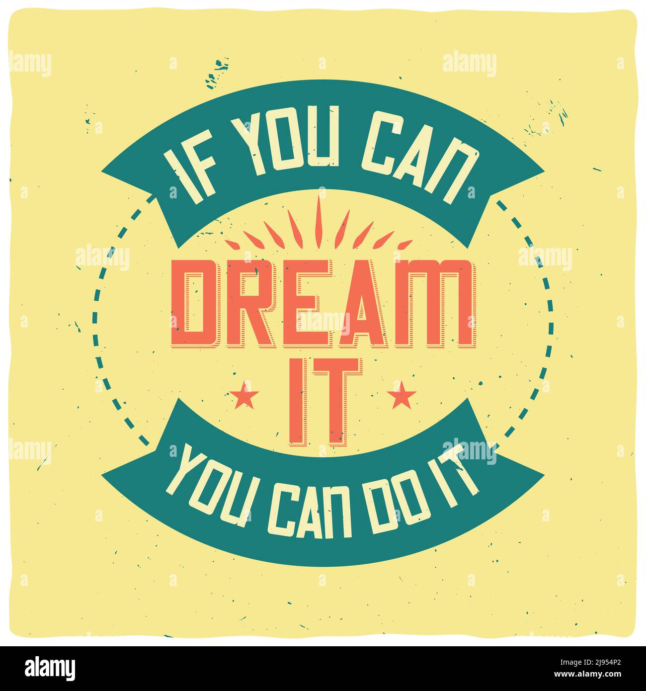 Motivational poster. Inspirational quote design Stock Vector Image ...