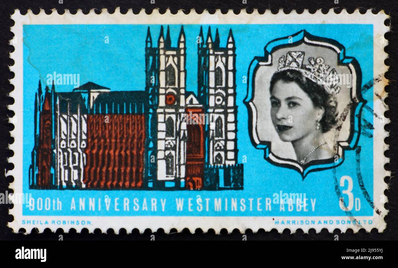 GREAT BRITAIN - CIRCA 1966: a stamp printed in the Great Britain shows ...