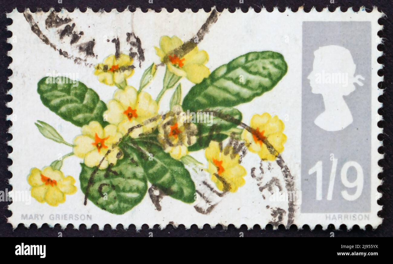 GREAT BRITAIN – CIRCA 1967: a stamp printed in the Great Britain shows ...
