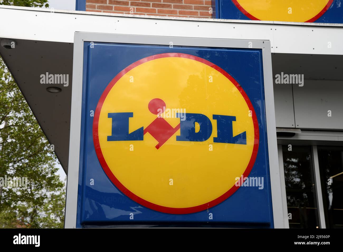 Copenhagen/Denmark/.20 May 2022/German lidl grocery store chin in ...