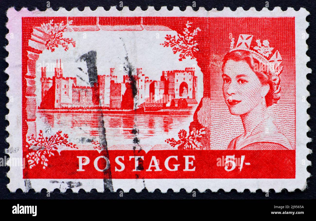 GREAT BRITAIN - CIRCA 1952: a stamp printed in the Great Britain shows ...