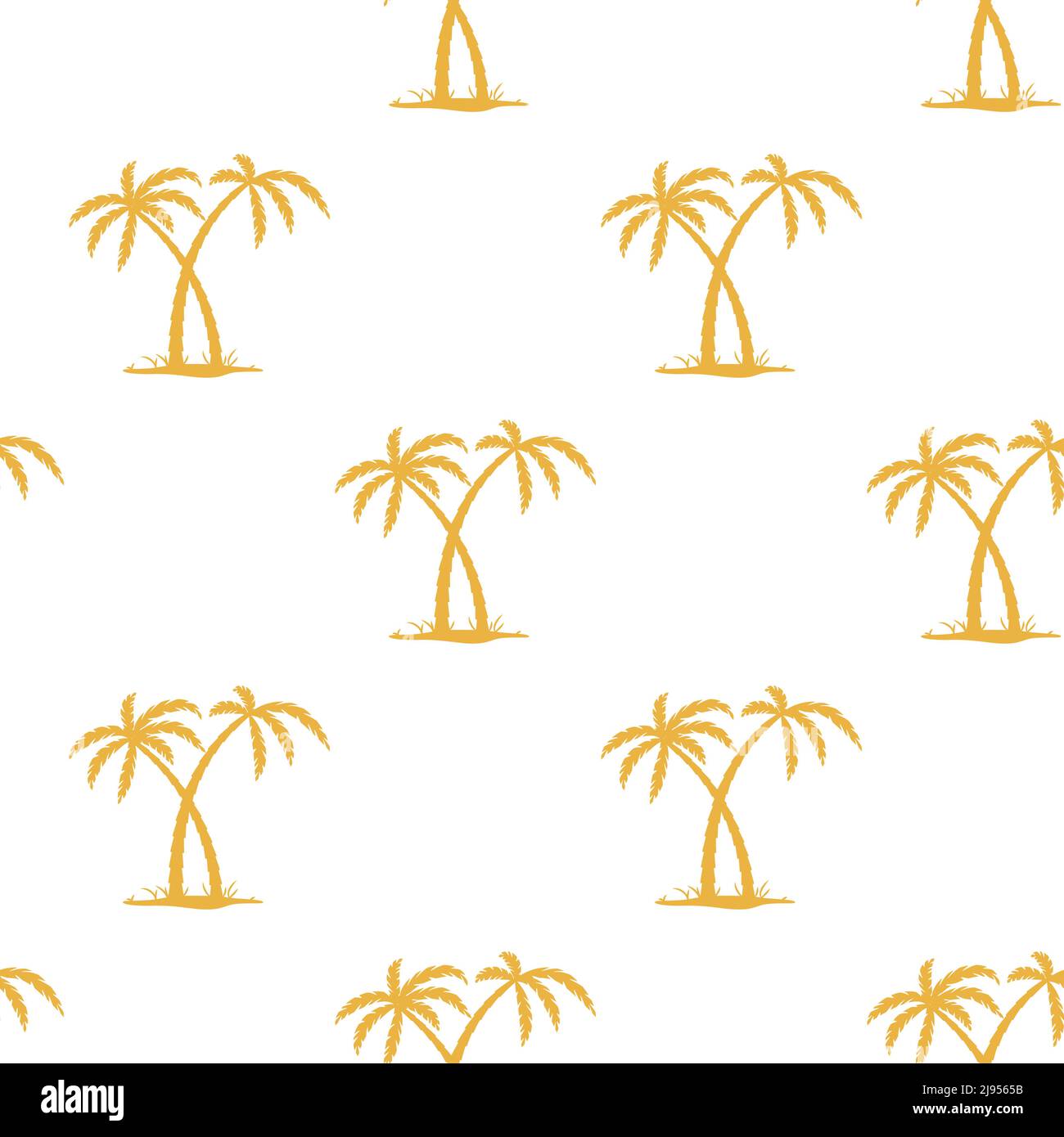 Palm Tree Tile Background
