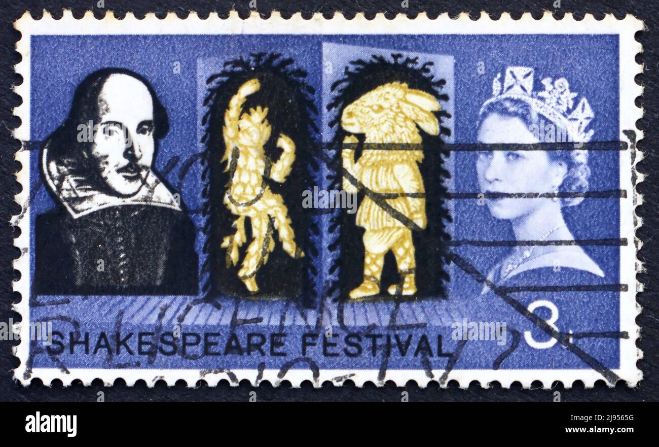 GREAT BRITAIN – CIRCA 1964: a stamp printed in the Great Britain shows ...