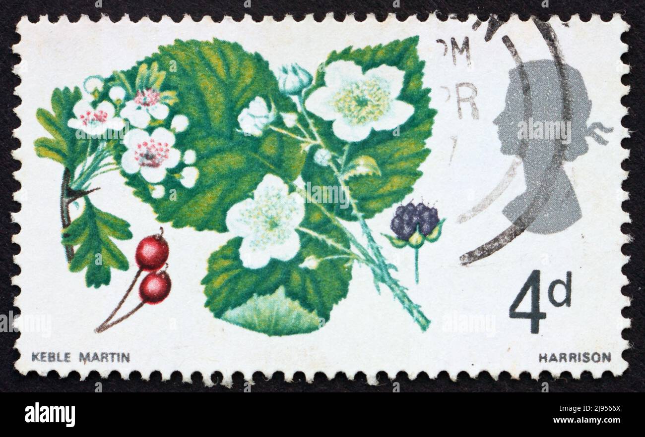 GREAT BRITAIN – CIRCA 1967: a stamp printed in the Great Britain shows ...