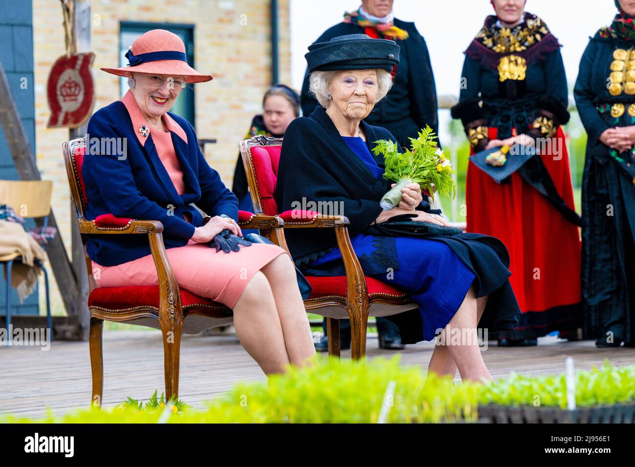 Queen Margrethe of Denmark and Princess Beatrix of the Netherlands ...