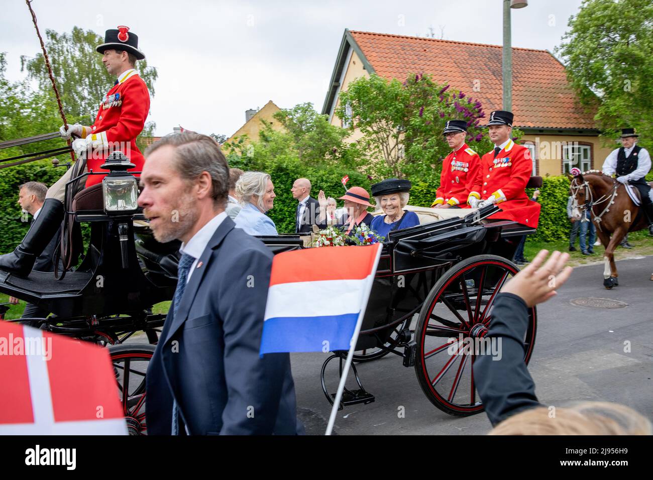 Queen Margrethe of Denmark and Princess Beatrix of the Netherlands ...