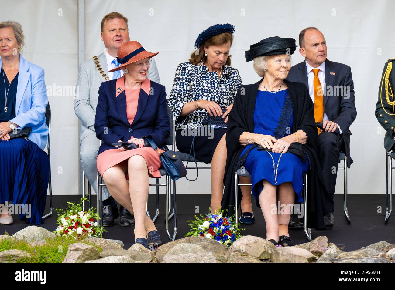 Queen Margrethe of Denmark and Princess Beatrix of the Netherlands ...