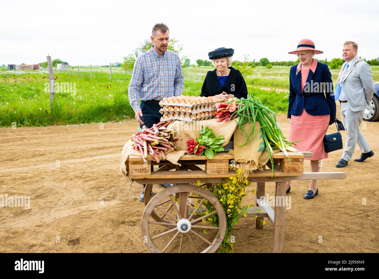 Queen Margrethe of Denmark and Princess Beatrix of the Netherlands ...