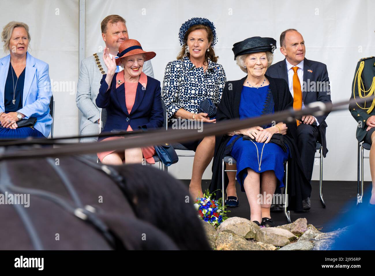 Queen Margrethe of Denmark and Princess Beatrix of the Netherlands ...