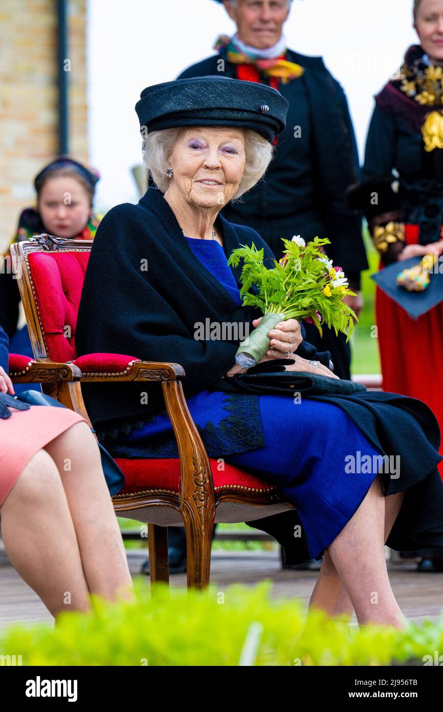 Princess Beatrix of the Netherlands during a visit to Dragor Cityhall ...