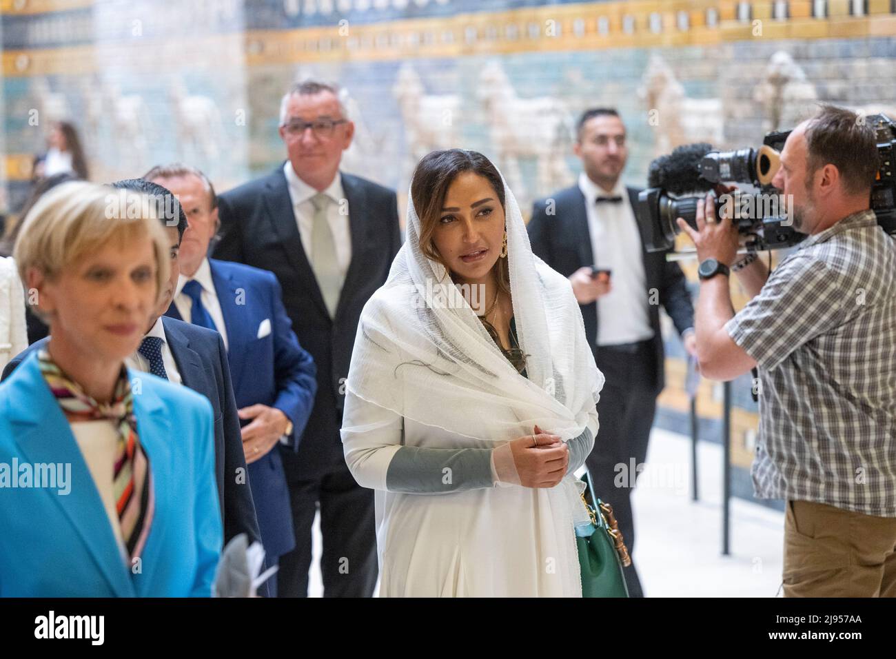 Berlin, Germany. 20th May, 2022. Saudi Princess Lamia bint Madschid Al ...