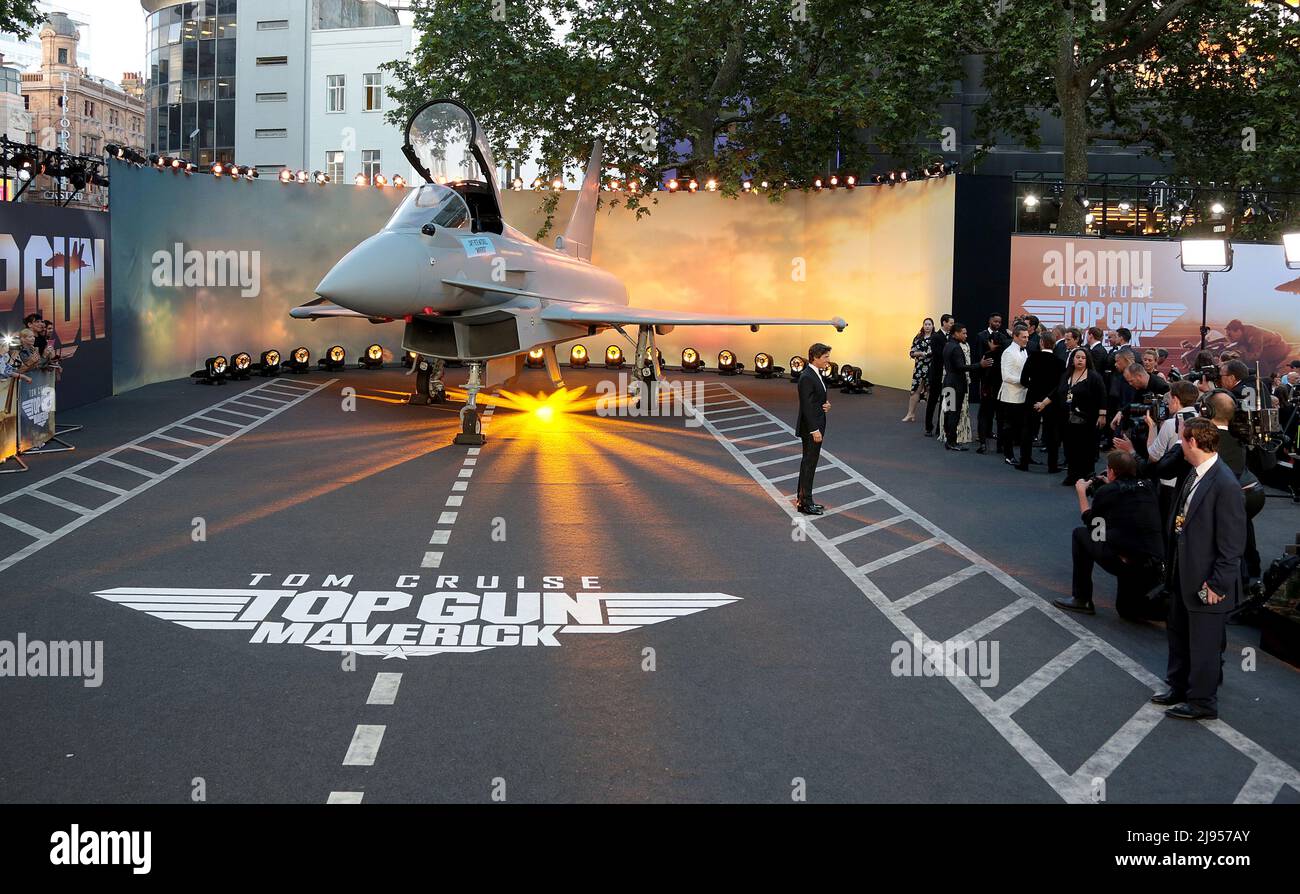 May 19, 2022 - London, England, UK - Tom Cruise attending Top Gun 2 ...