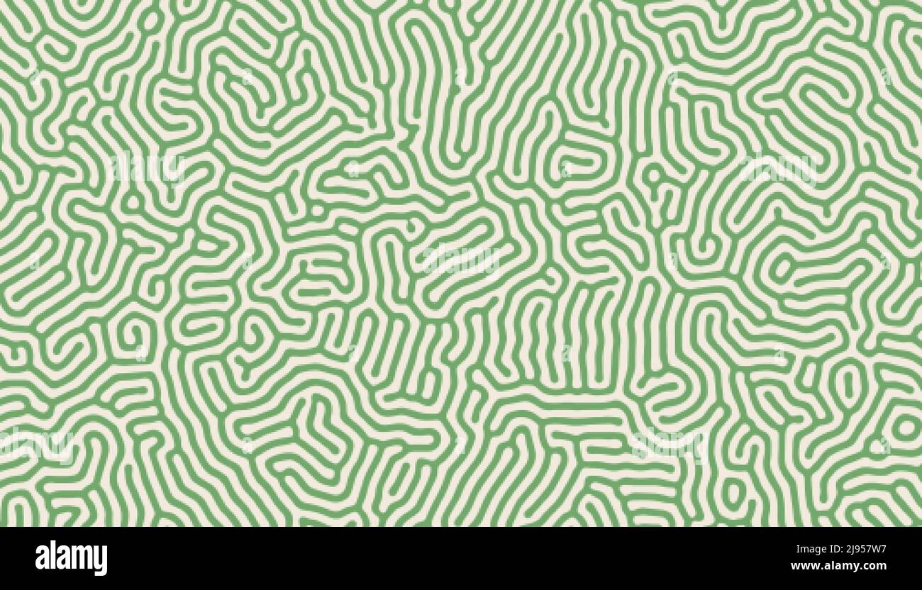 Turing Pattern Structure Oraganic Lines Background Design Stock Vector