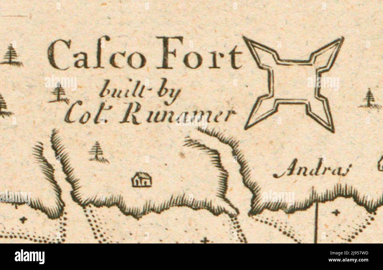 Fort Casco, Portland Stock Photo - Alamy
