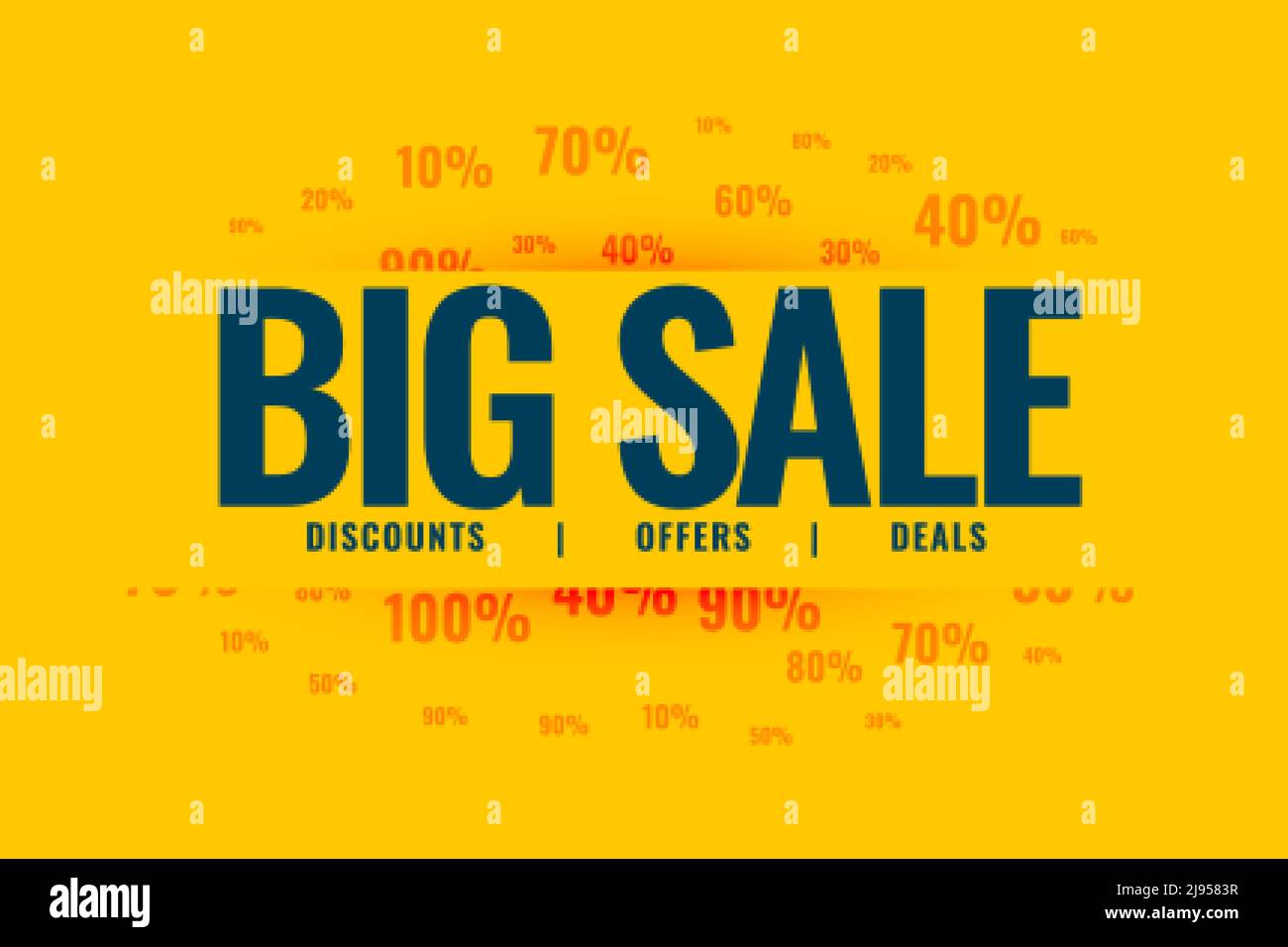 Attractive sale poster template design Stock Vector Images - Alamy