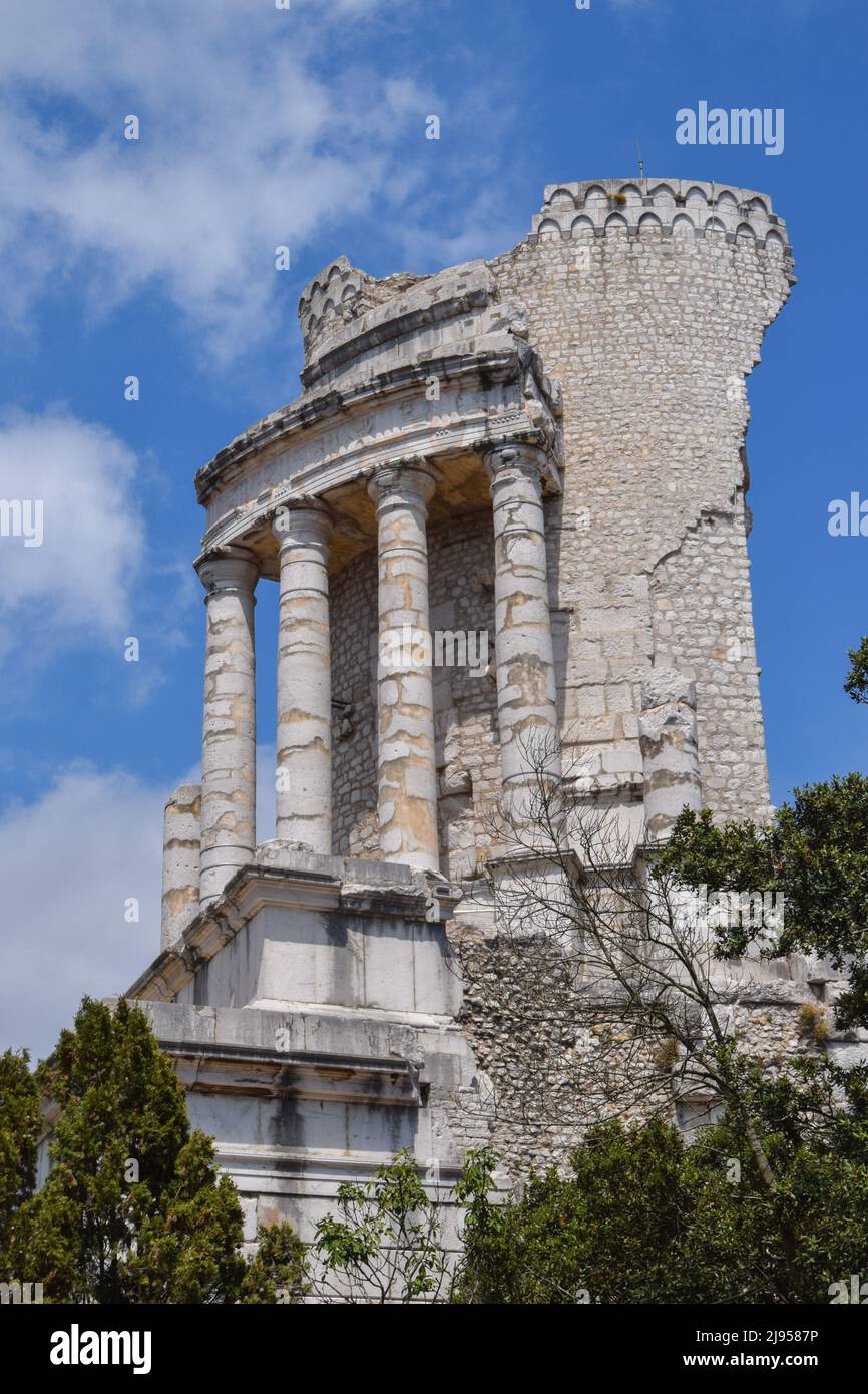 Trophy of Augustus, ancient Roman monument in La Turbie, South of ...