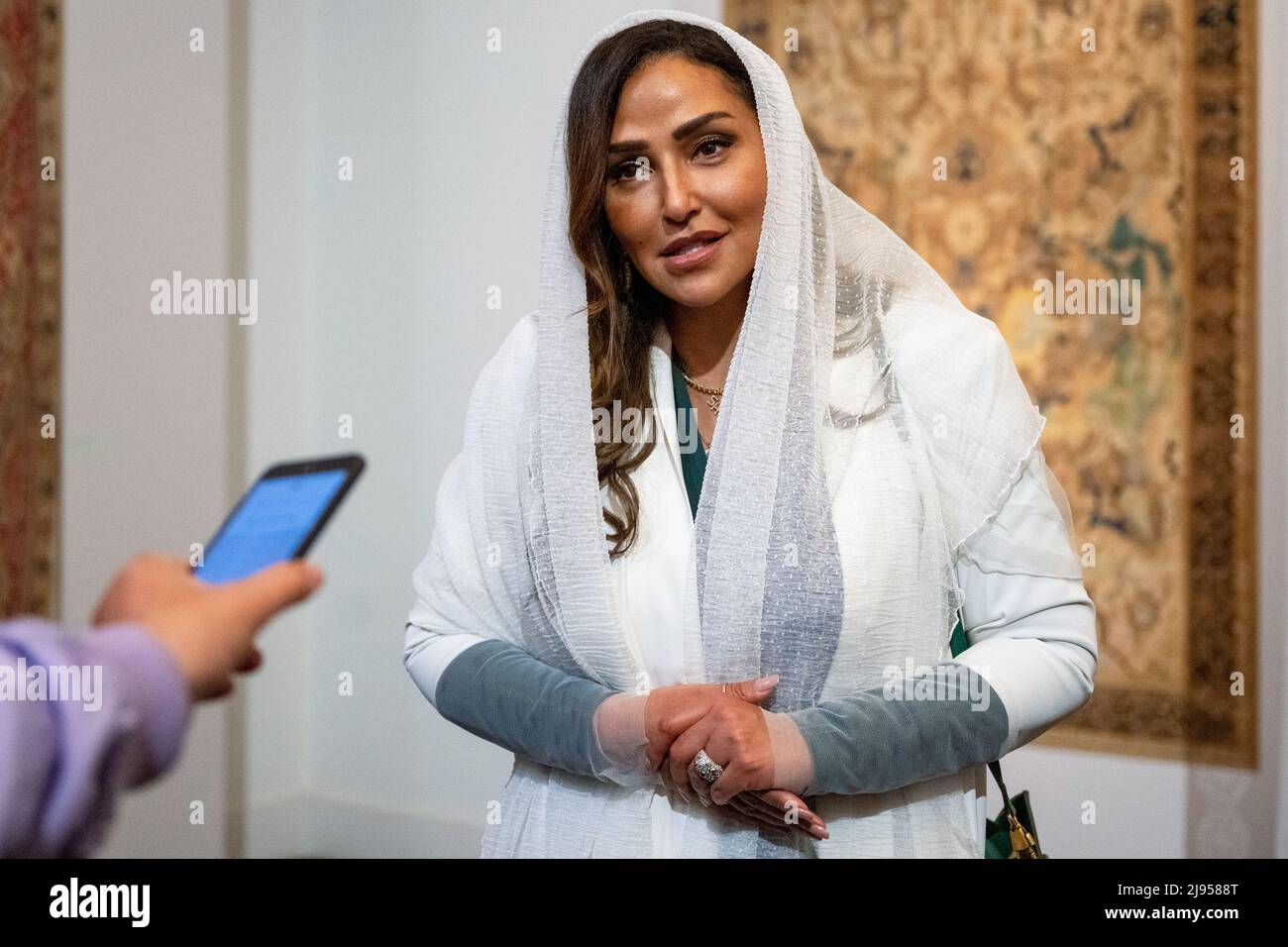 Berlin, Germany. 20th May, 2022. Saudi Princess Lamia bint Madschid Al ...