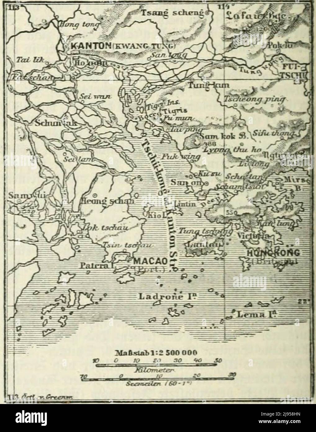 The pearl river delta map hi-res stock photography and images - Alamy