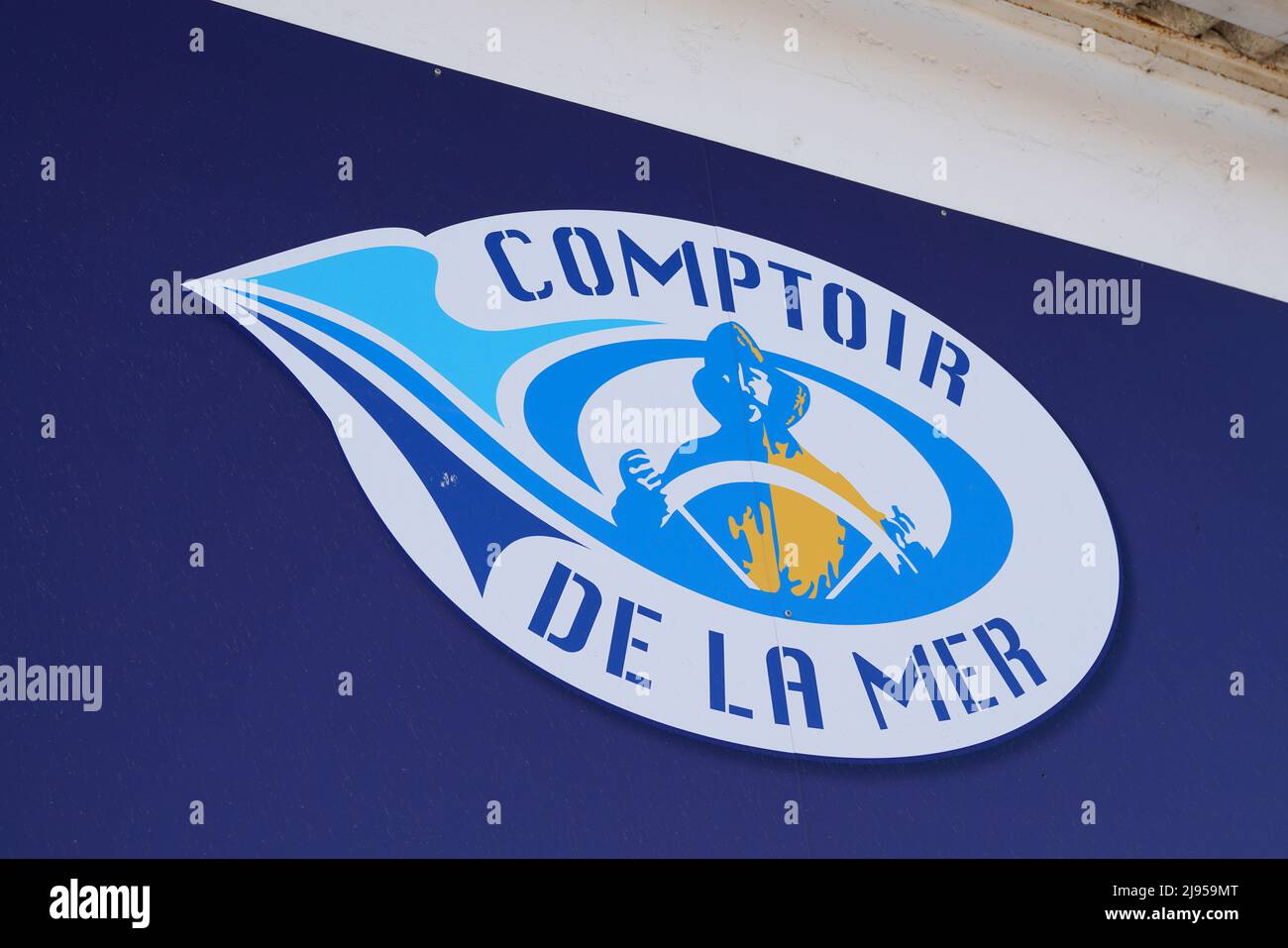 Bordeaux , Aquitaine France - 05 15 2022 : Comptoir de la mer logo and ...