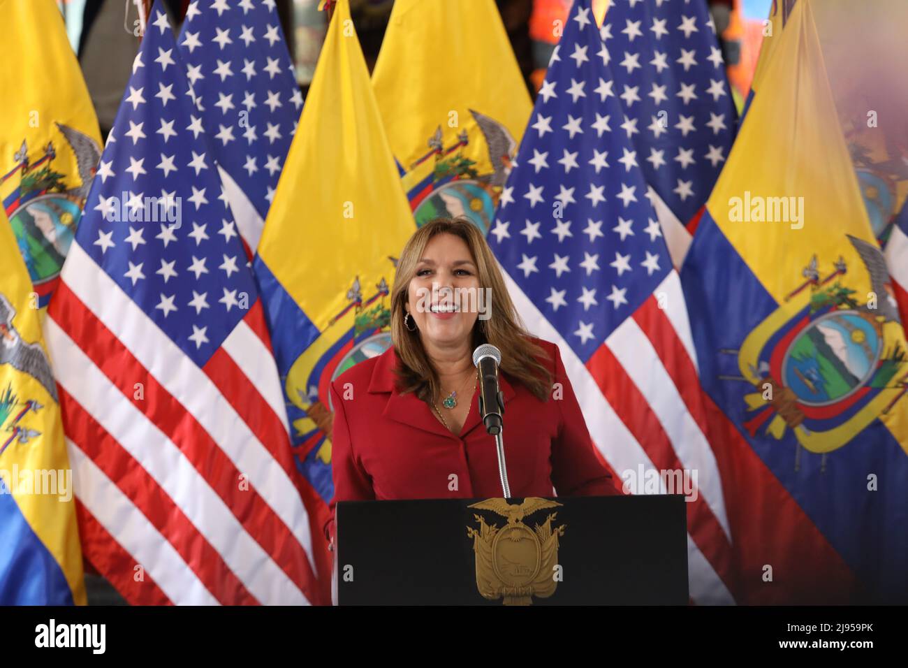Quito, Ecuador. 19th May, 2022. Ecuador First Lady Maria Lourdes ...